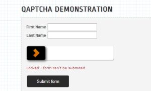 QapTcha: jQuery captcha system by drag&drop action - MyjQueryPlugins